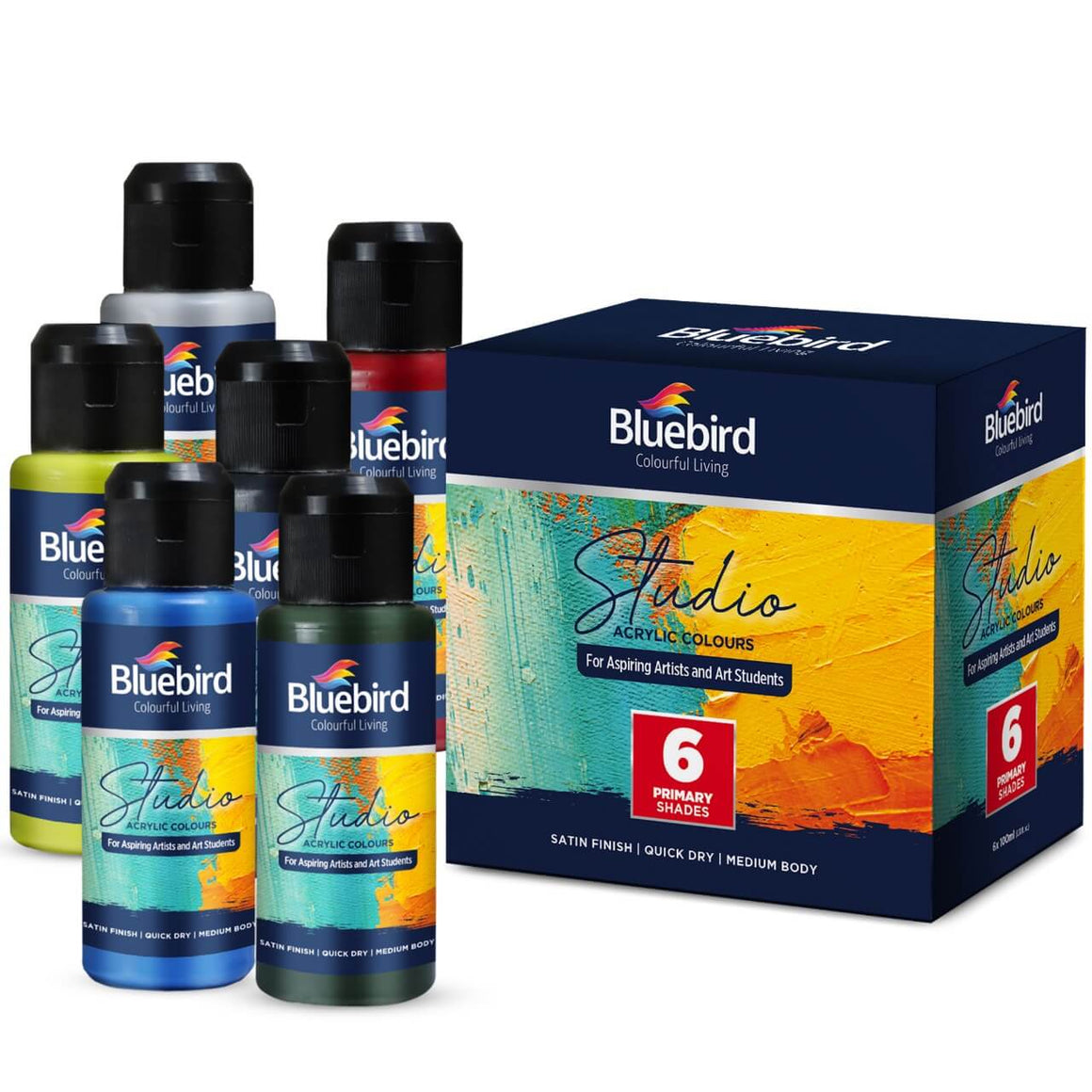 Buy Studio Acrylic Colours for Beginners – Bluebird Arts PK
